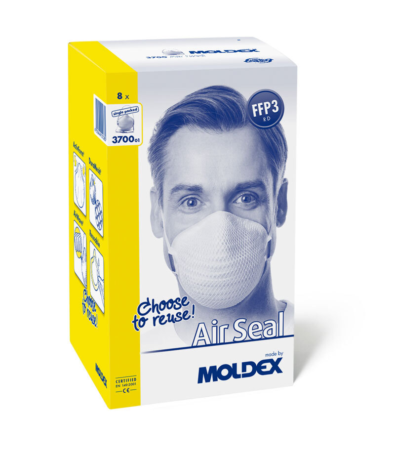 Moldex FFP3-Feinstaubmaske "AIR Seal" 3700 | Schwan Lamination